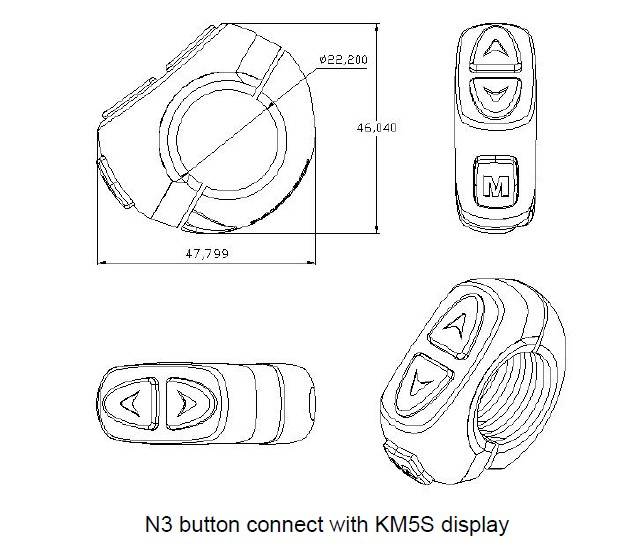 KM5S-R eBike LCD Display - TopEParts
